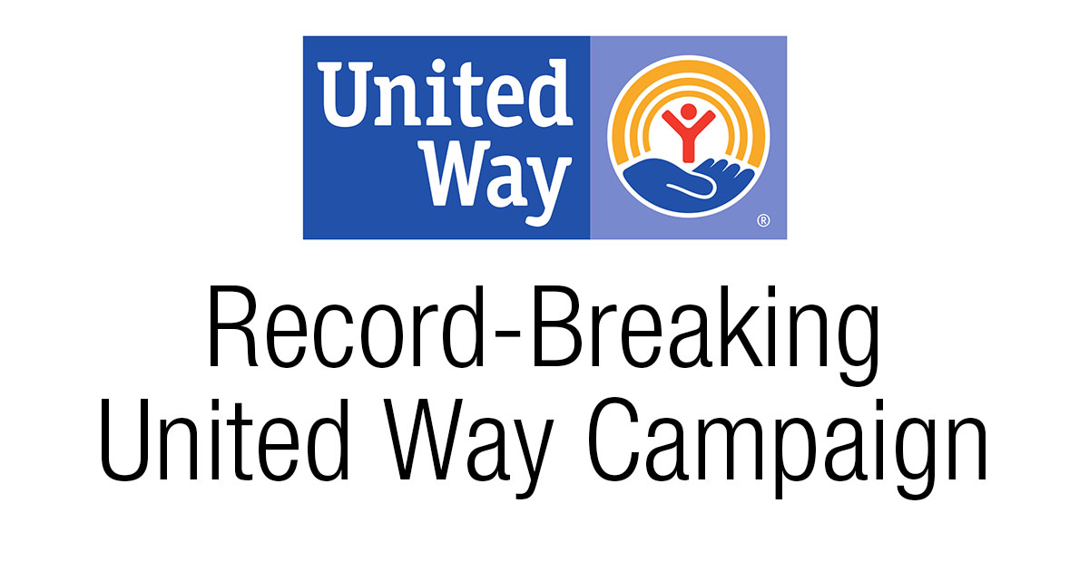Record-Breaking United Way Campaign
