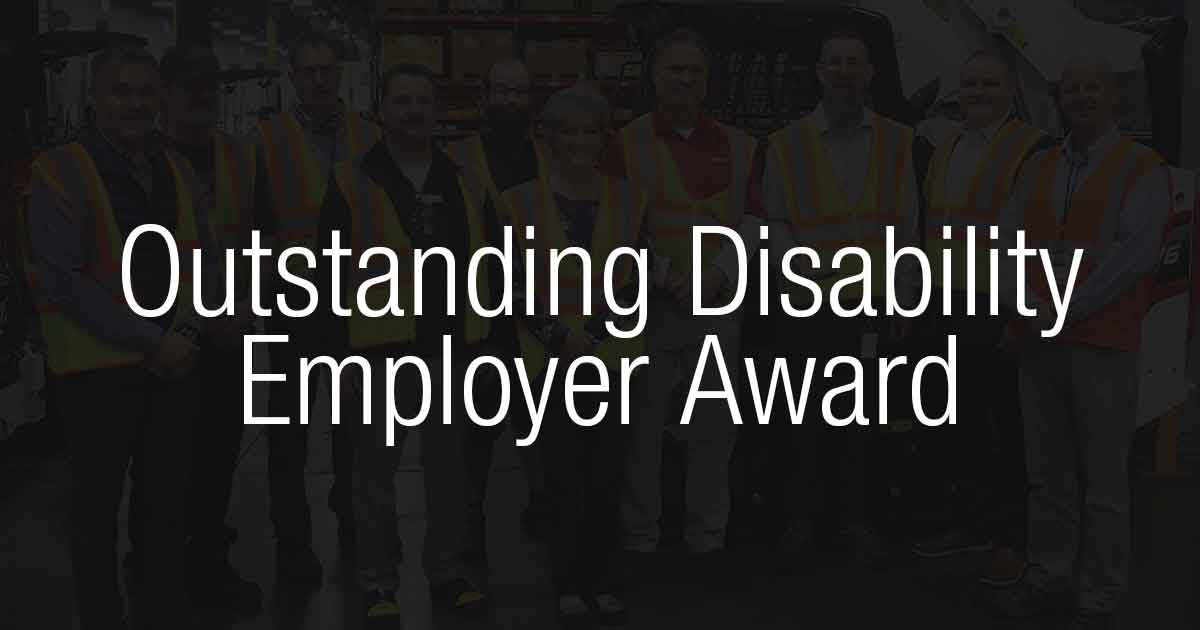 Outstanding Disability Employer Award