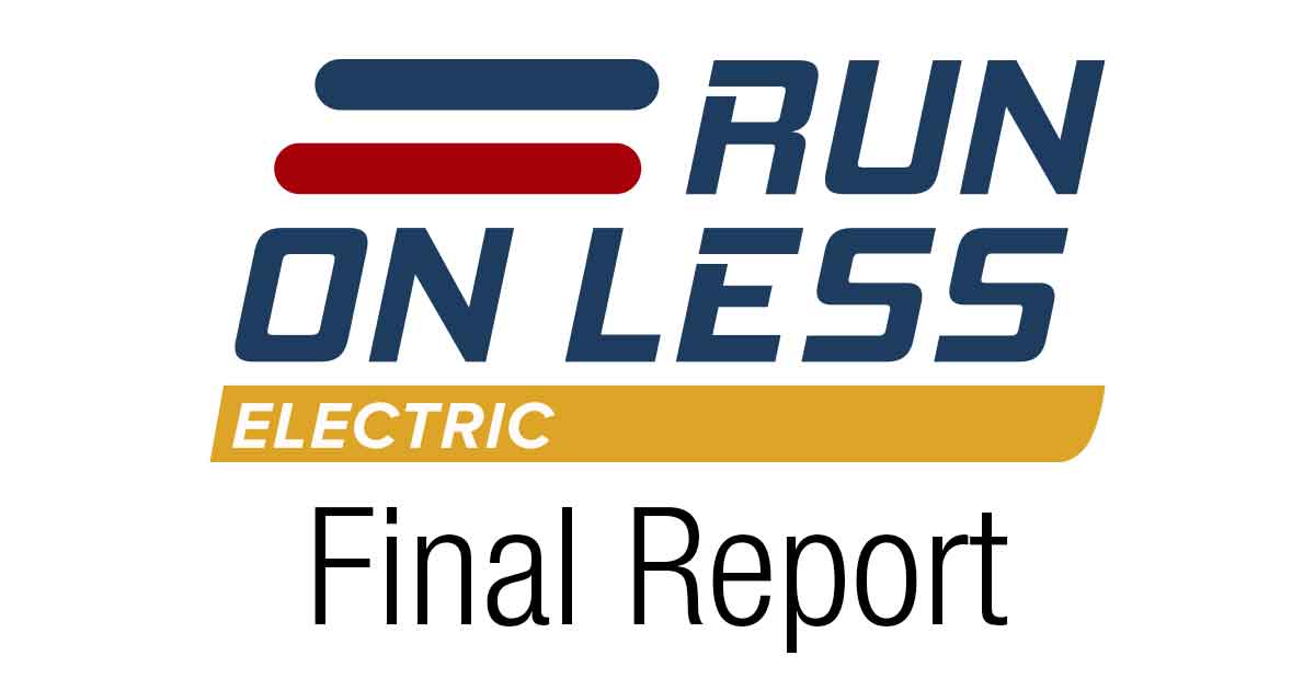 Run on Less - Electric Final Report