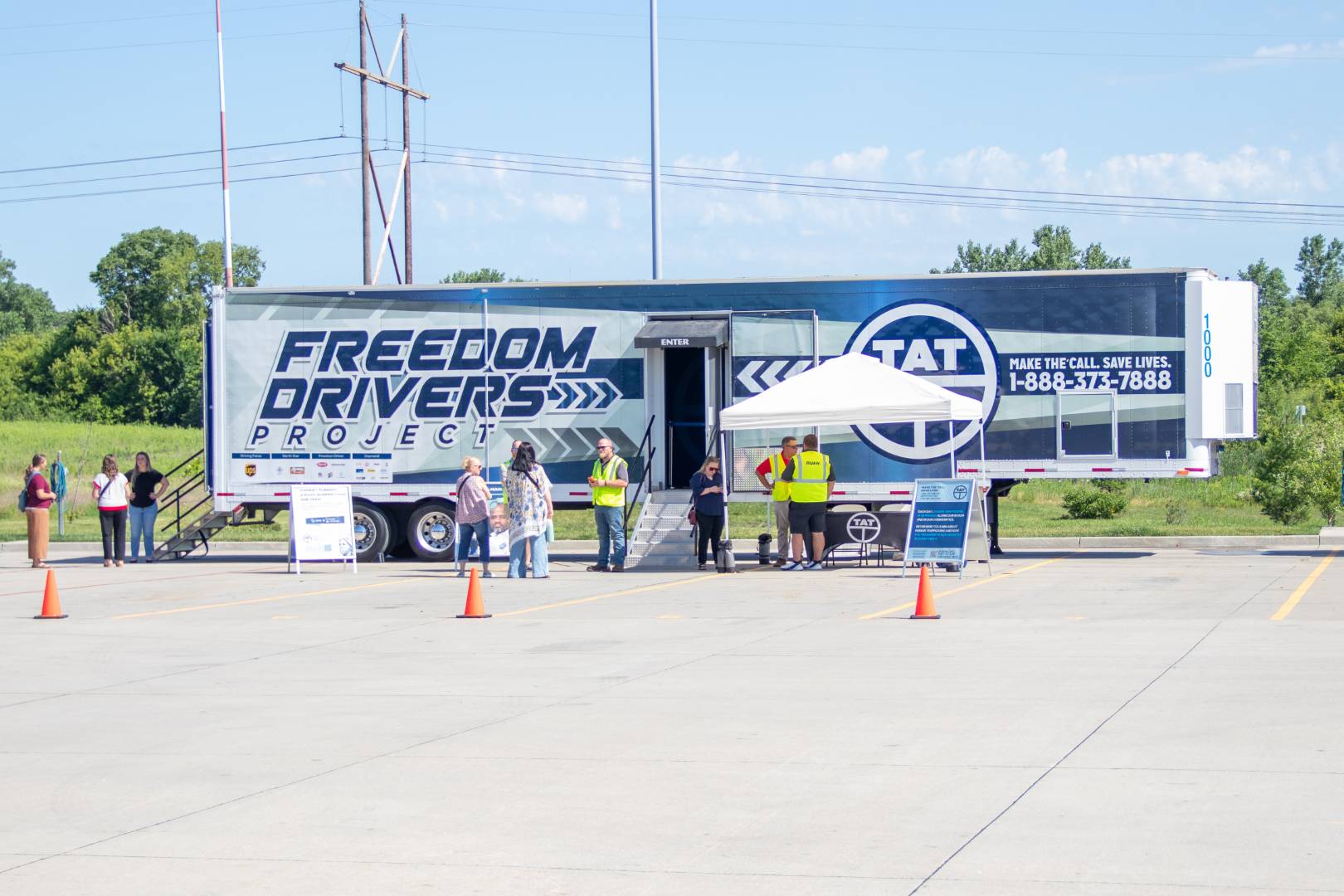 Ruan Hosts Truckers Against Trafficking Event